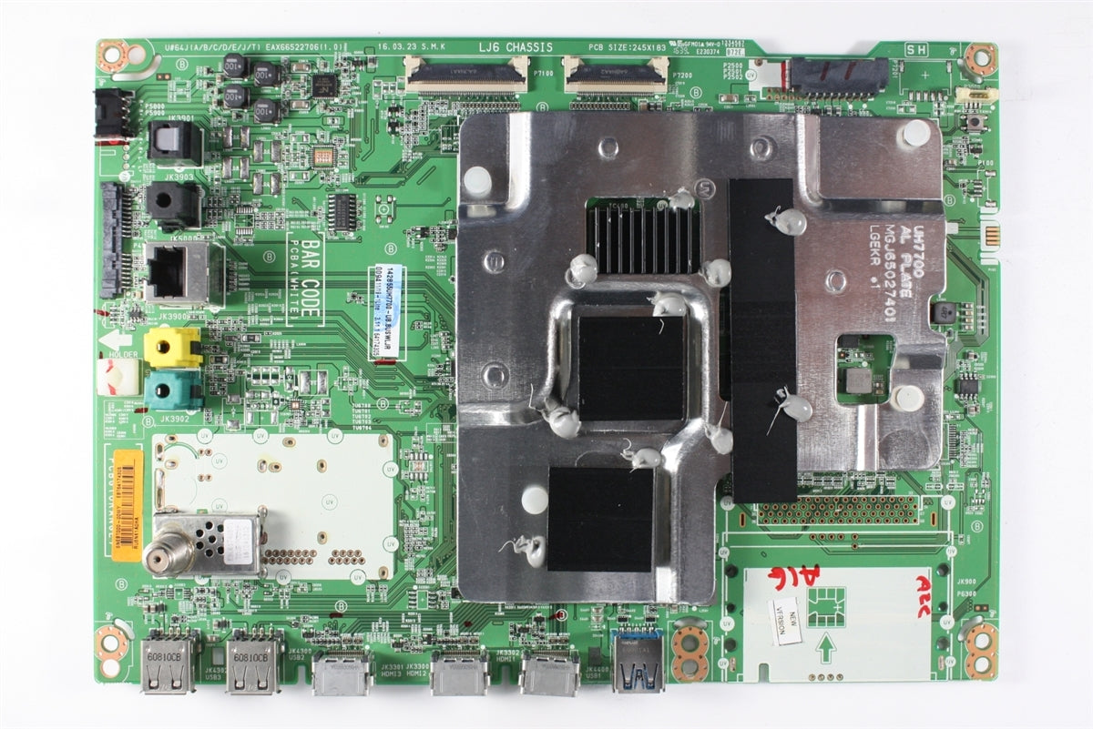 EBT64174305 LG Main Board, EAX66522704(1.0), 55UH7700-UB, 55UH7700-UB ...