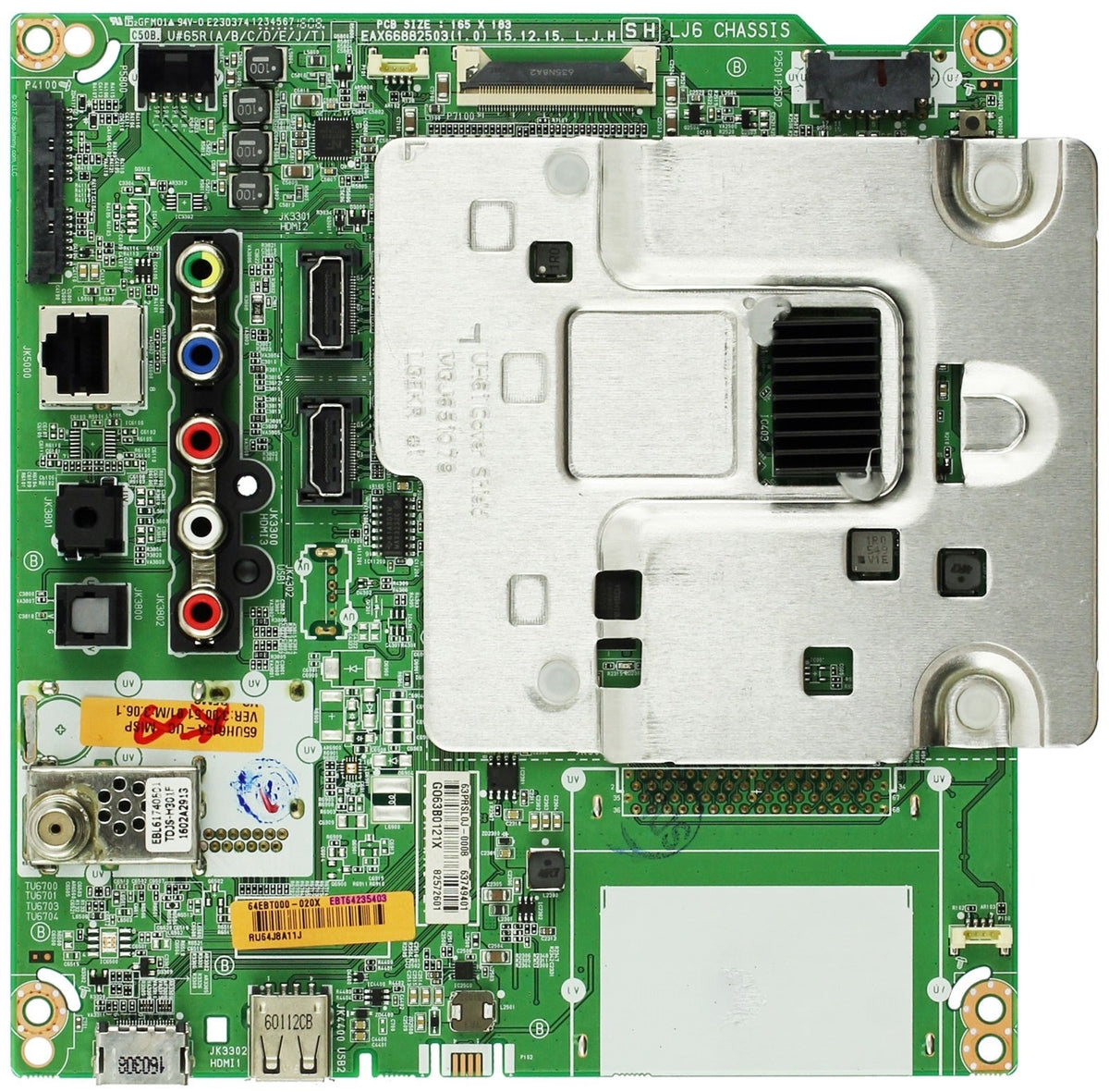 EBT64235403 LG Main Board, EAX66882503(1.0), 65UH6150-UB, 65UH6150-UB ...
