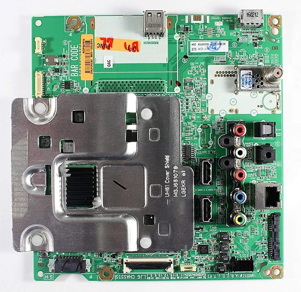 EBT64247802 LG Main Board, EAX66943504 (1.0), 49UH6090-UJ, 49UH6090-US ...