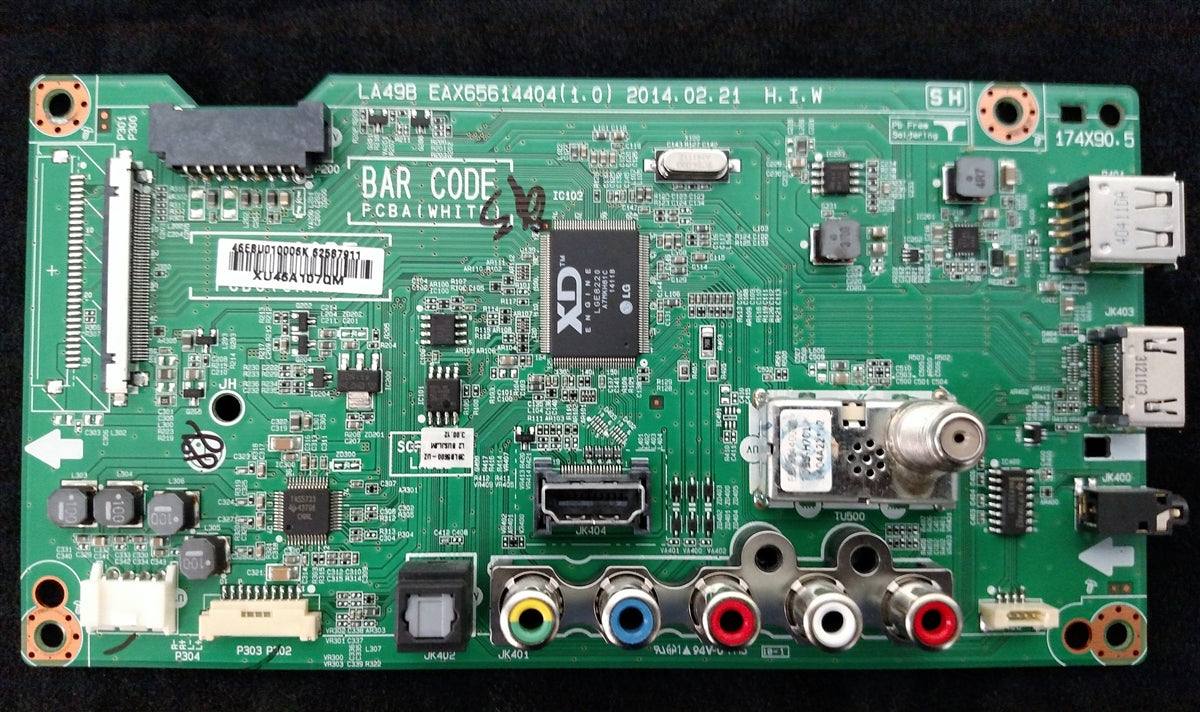 EBU62587911 LG Main Board TV Module, EAX65614404 (1.0), 39LB5600-UZ ...
