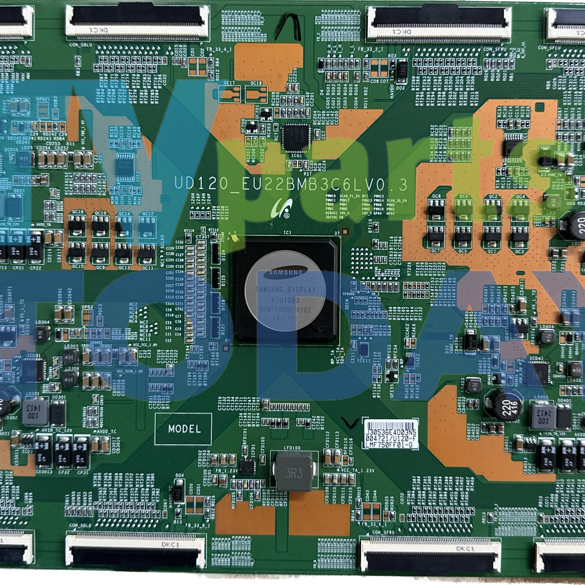 LJ94-30536E Samsung T-Con Board, UD120_EU22BMB3C6L V0.3, UN75HU8500FXZ ...
