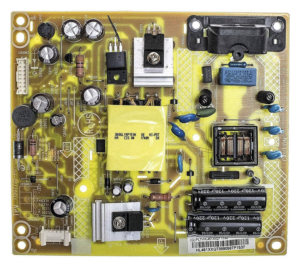 PLTVHL451XXQ7 Vizio Power Supply, 715G7735-P01-001-0H2S, D32F-E1 – TV ...