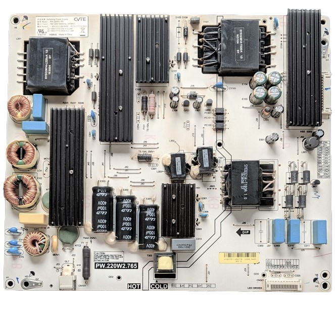 UPBPSPCVT002 Philips Power Supply, DS2, PW.220W2.765, 65PFL6601/F7A ...