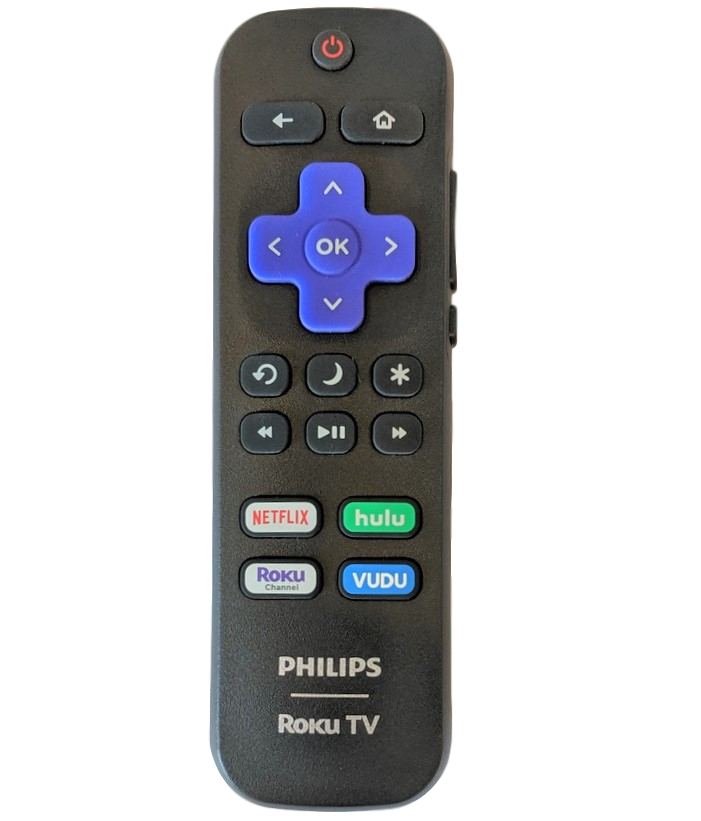 URMT21CND002 Philips Roku TV Remote, 101018E, 101018E0016, 101018E0025 ...