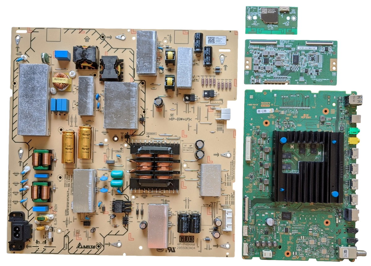 XBR-75X81CH Sony TV Reapir Parts Kit, A-5015-318-A Main Board, 1-004-4 ...