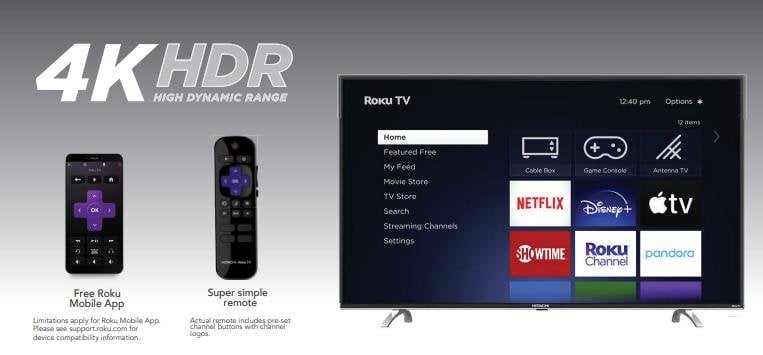 2020 Hitachi 55R83 55" – TV Parts Today